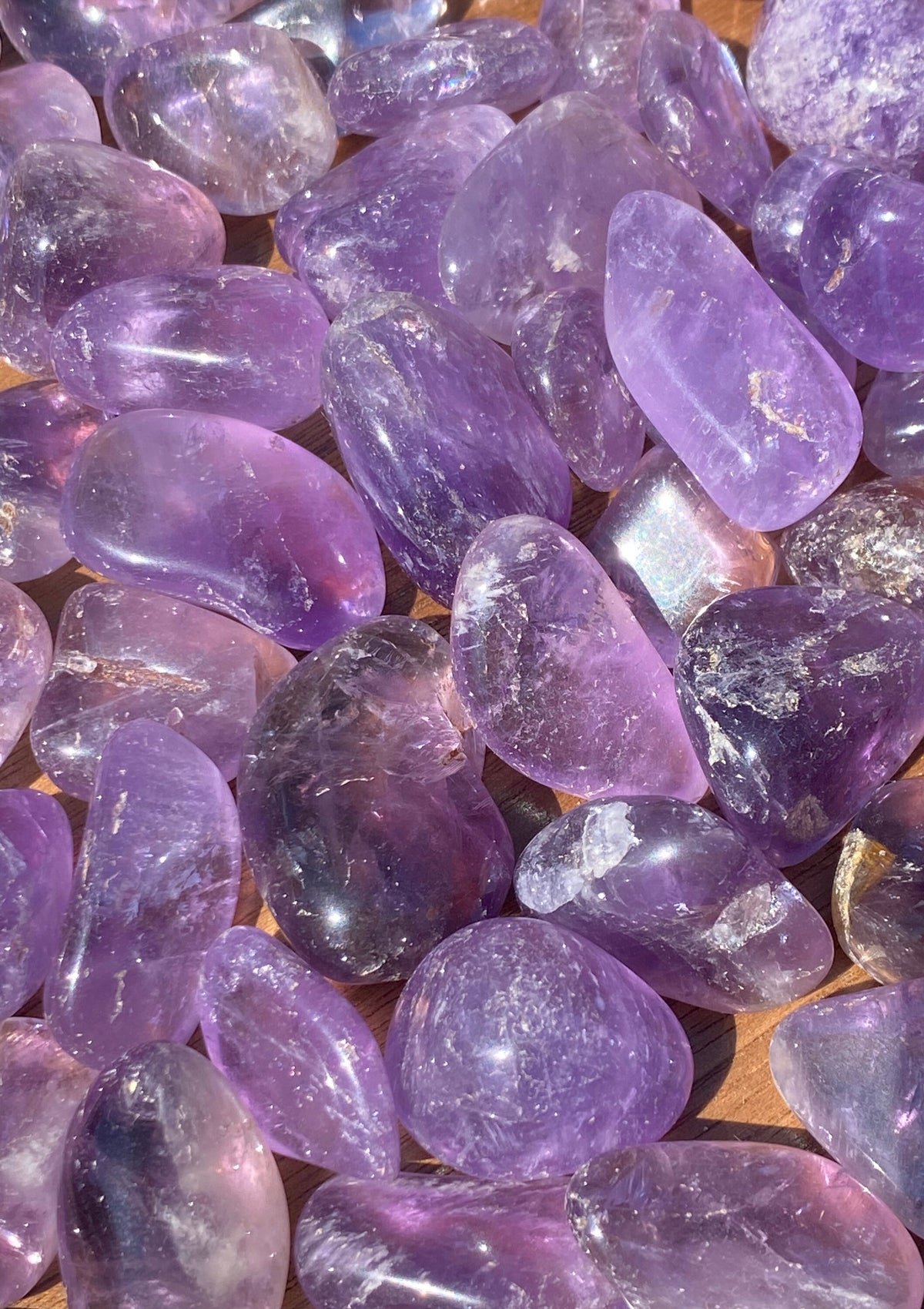 Amethyst TUMBLED A Grade Stone Brazil